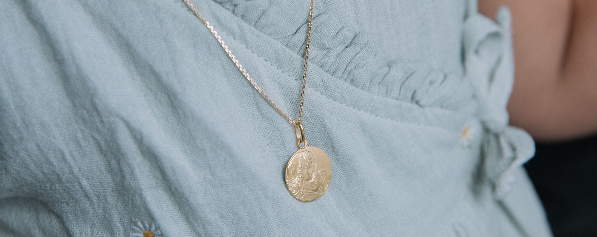 Baptism Medal - Augis - Made in France